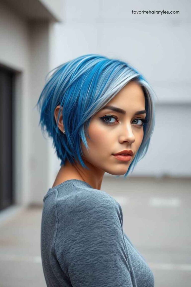 Ultimate Short Wolf Cut with Colored Bangs - Favorite Hair Styles ...
