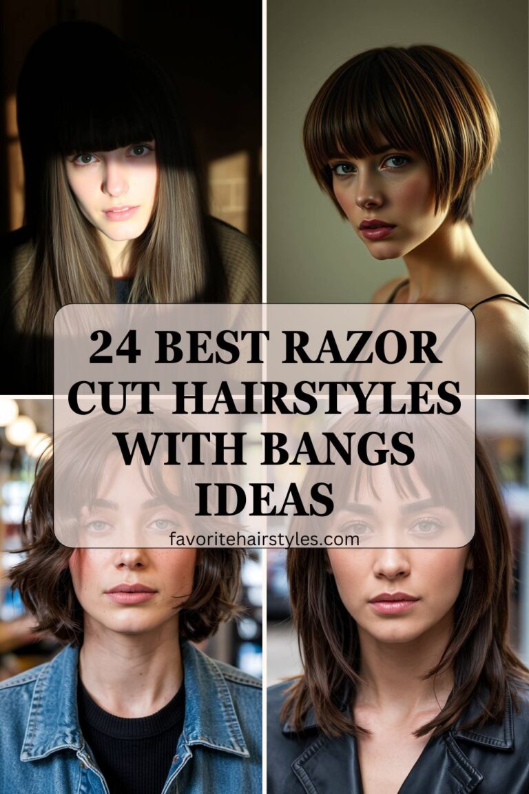 Best Razor Cut Hairstyles With Bangs Ideas - Favorite Hair Styles ...