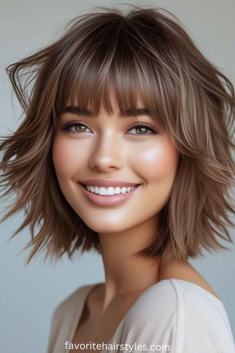 10 Flattering Shoulder Length Textured Haircut Ideas - Favorite Hair ...
