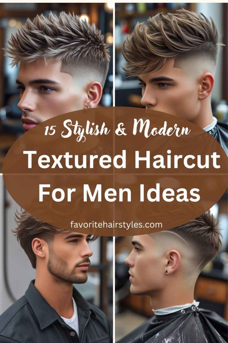 15 Stylish & Modern Textured Haircut For Men Ideas - Favorite Hair ...
