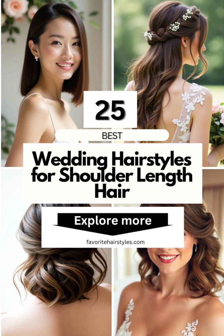 Best Wedding Hairstyles for Shoulder Length Hair - Favorite Hair Styles ...