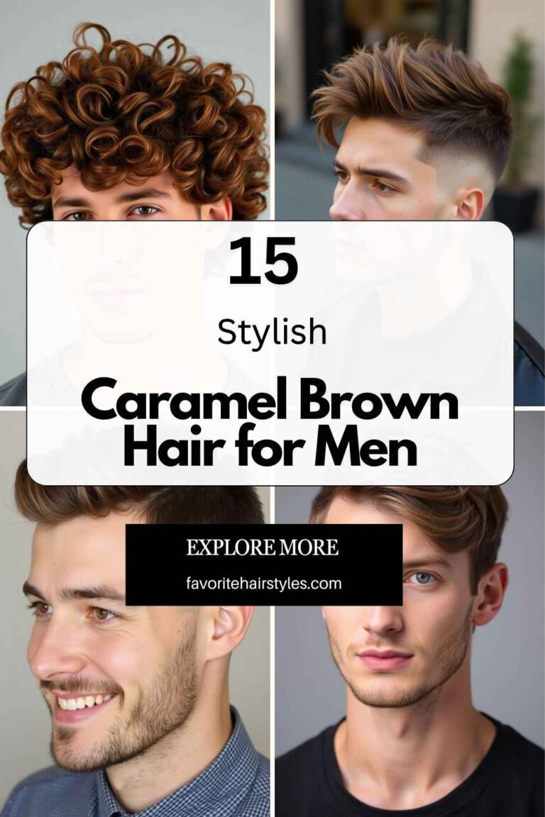 Stylish Caramel Brown Hair for Men - Favorite Hair Styles | Trendy ...