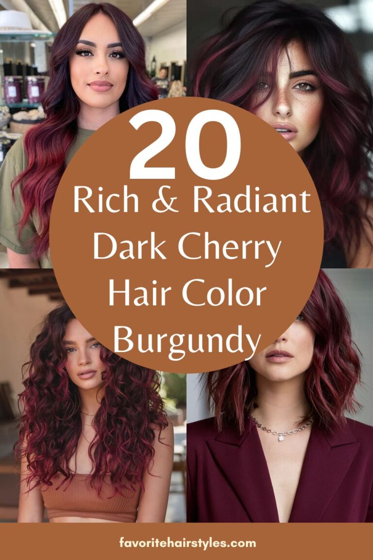 Rich & Radiant Dark Cherry Hair Color Burgundy - Favorite Hair Styles ...