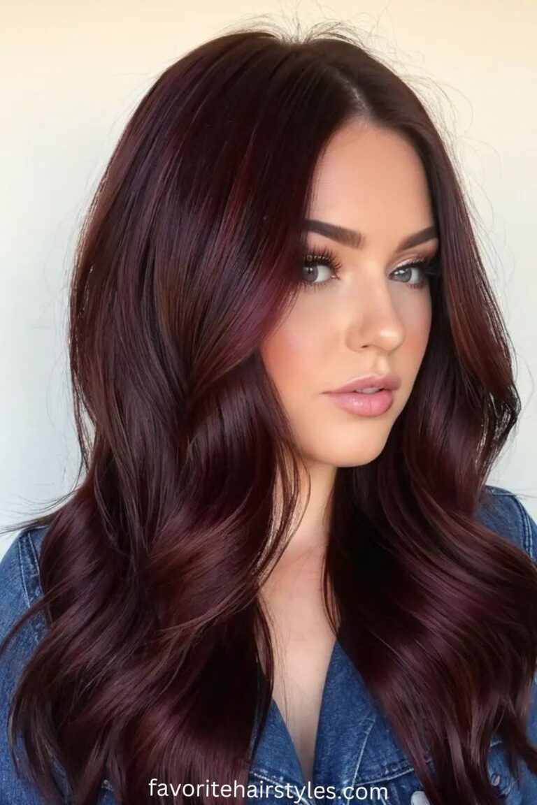 Glossy & Dark Chocolate Cherry Hair Color Dark - Favorite Hair Styles ...