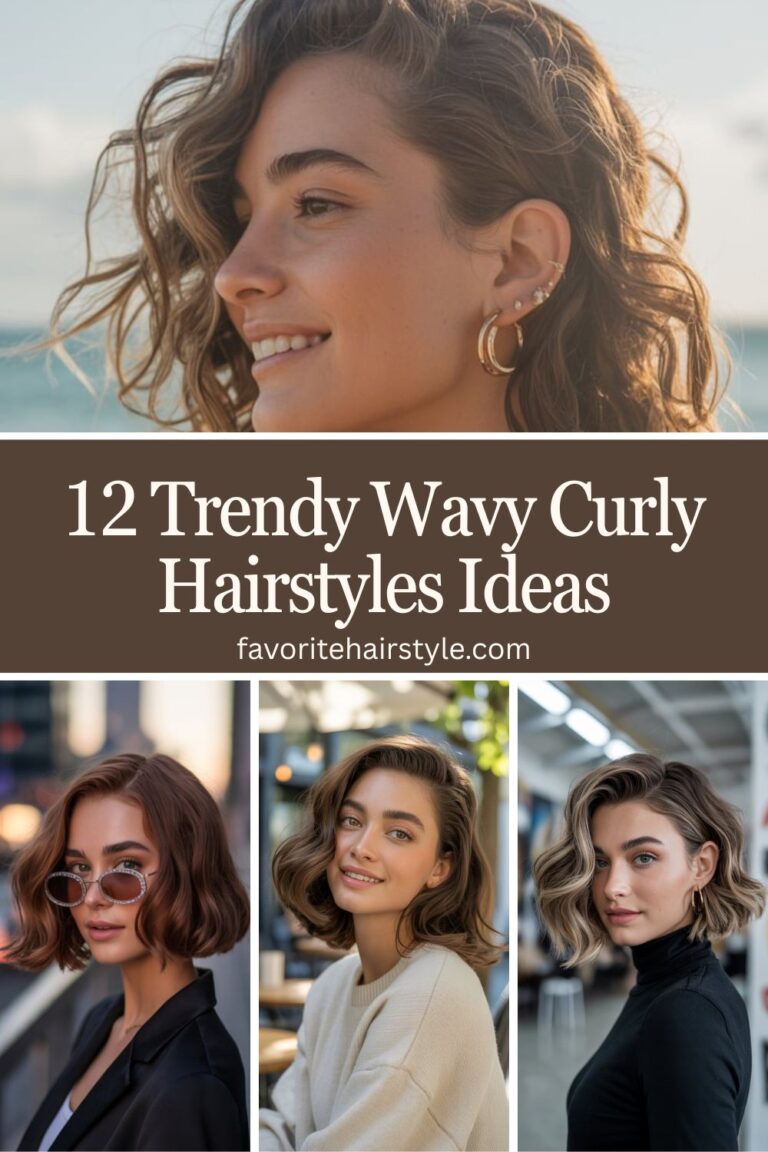 Trendy Wavy Curly Hairstyles Ideas - Favorite Hair Styles | Trendy ...