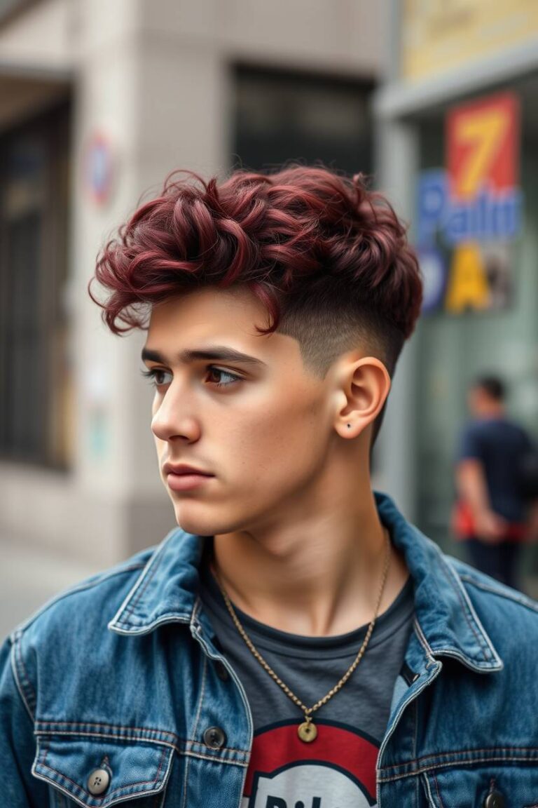 15 Modern Burgundy Hair Ideas for Men - Favorite Hair Styles | Trendy ...