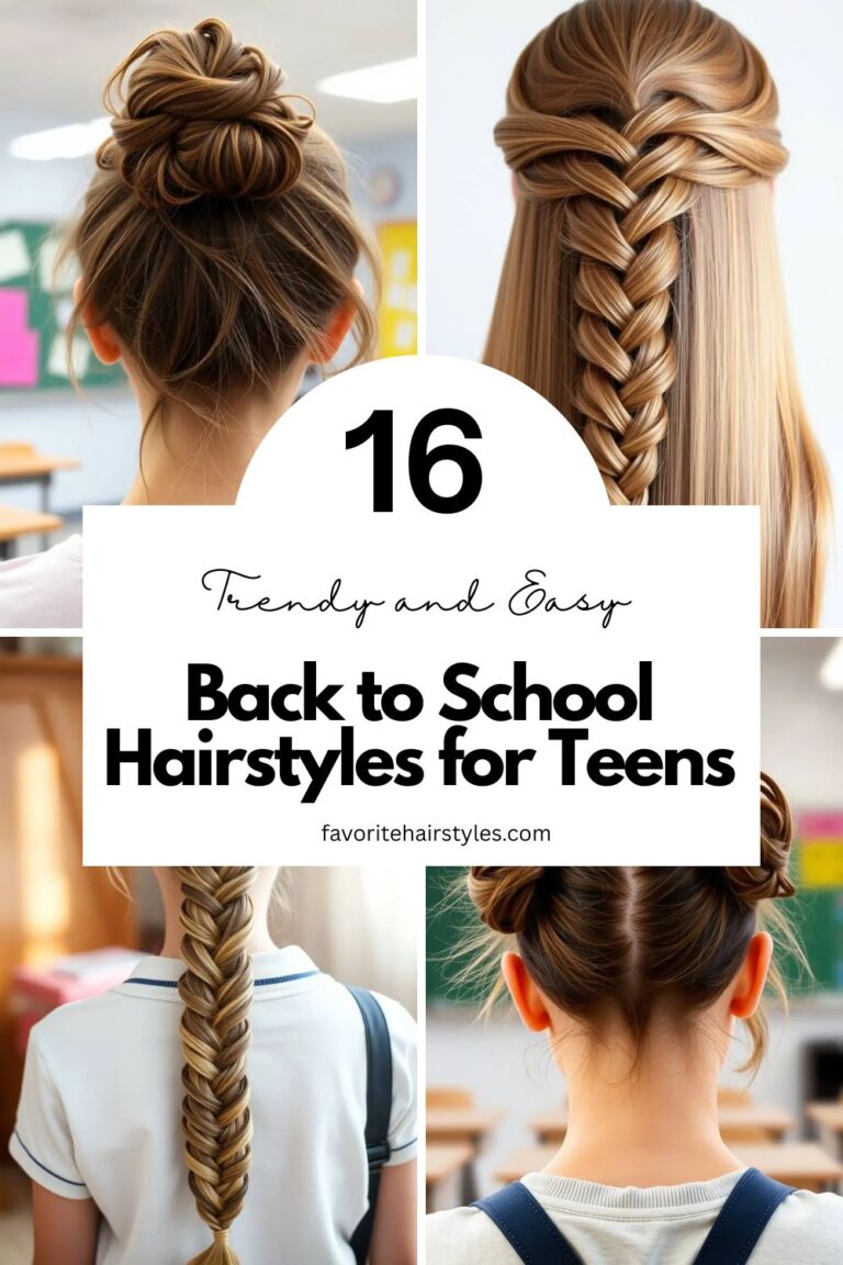 Trendy and Easy Back to School Hairstyles for Teens - Favorite Hair ...