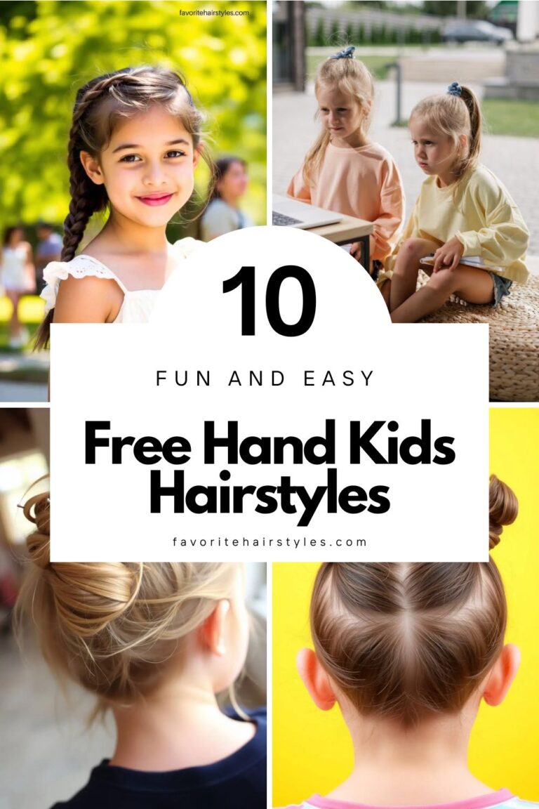 Fun and Easy Free Hand Kids Hairstyles - Favorite Hair Styles | Trendy ...