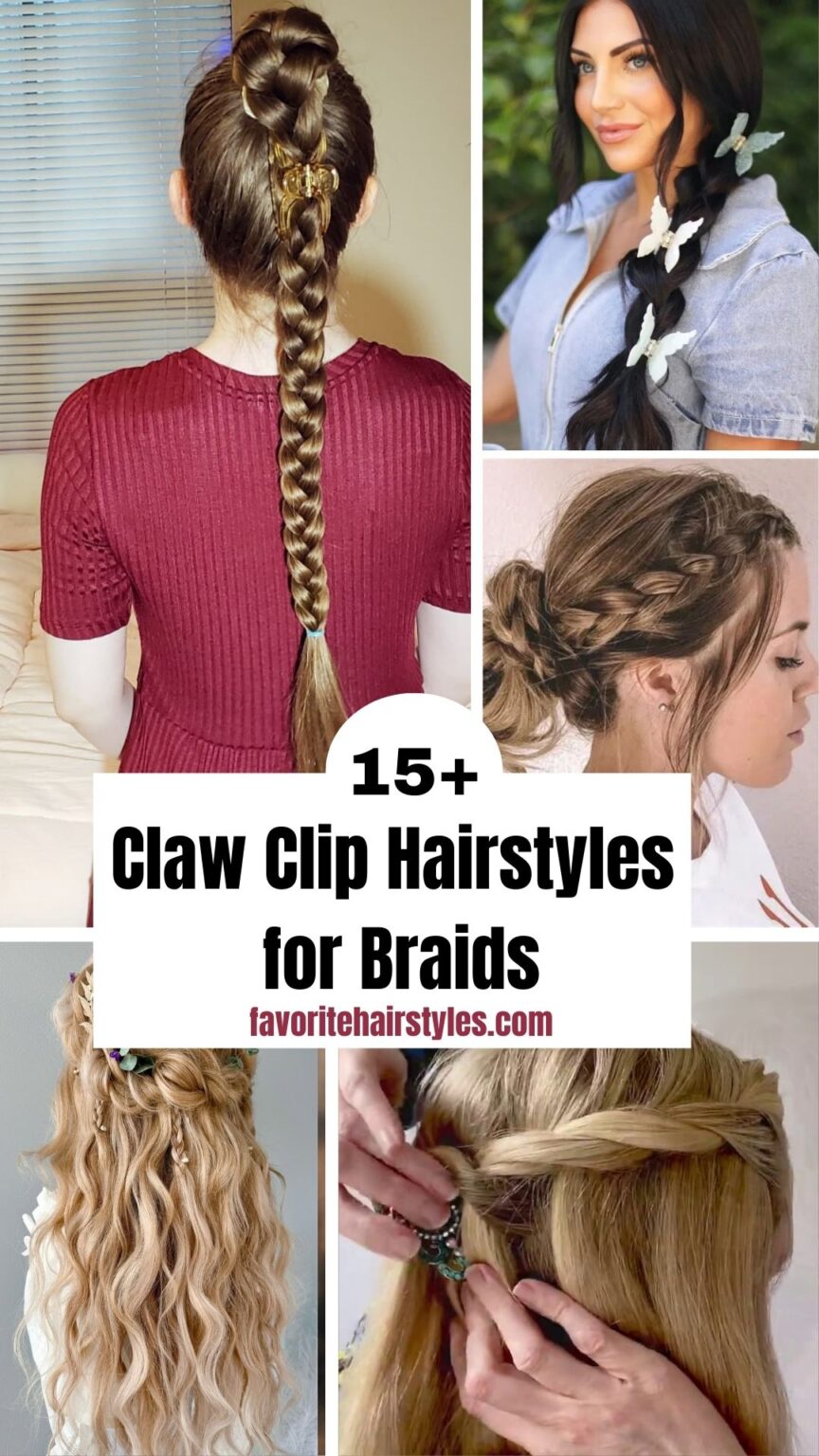Claw Clip Hairstyles for Braids: Trendy & Easy-to-Do Looks