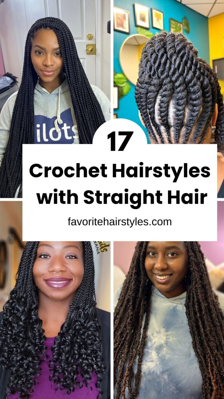 Crochet Hairstyles with Straight Hair: Chic & Easy Styles