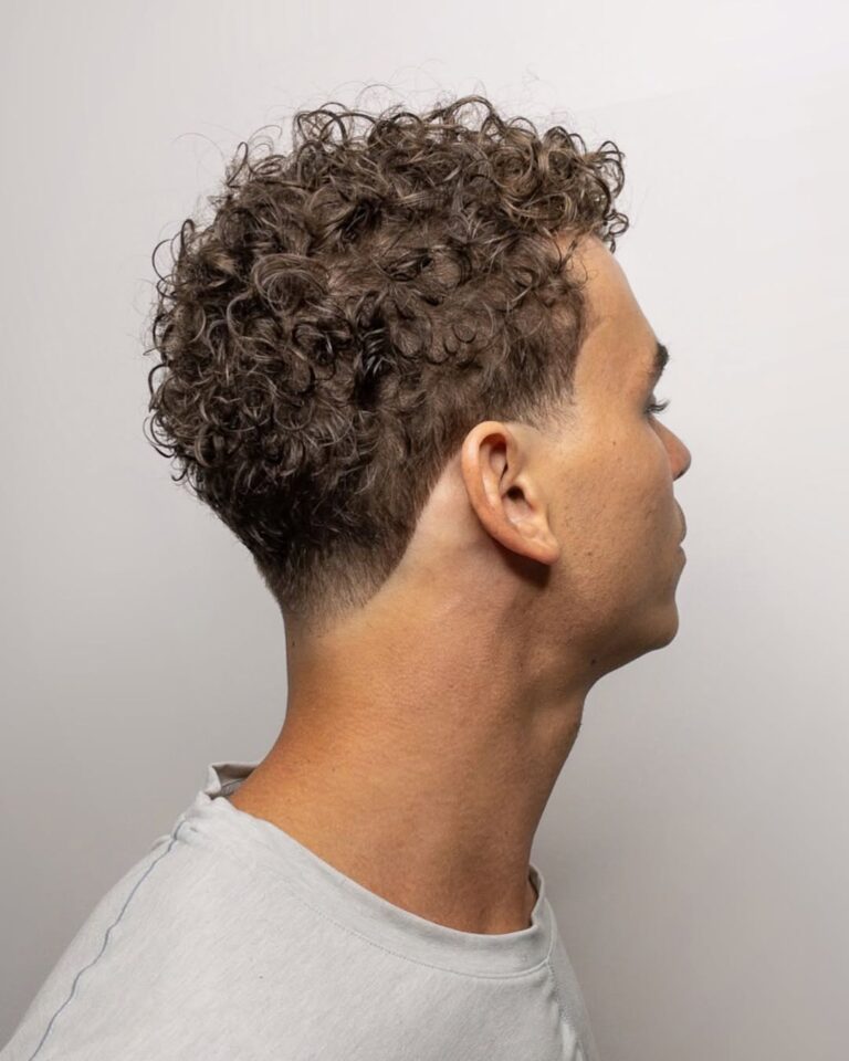 Curly Taper Fade Haircut: A Trendy Style for Modern Men