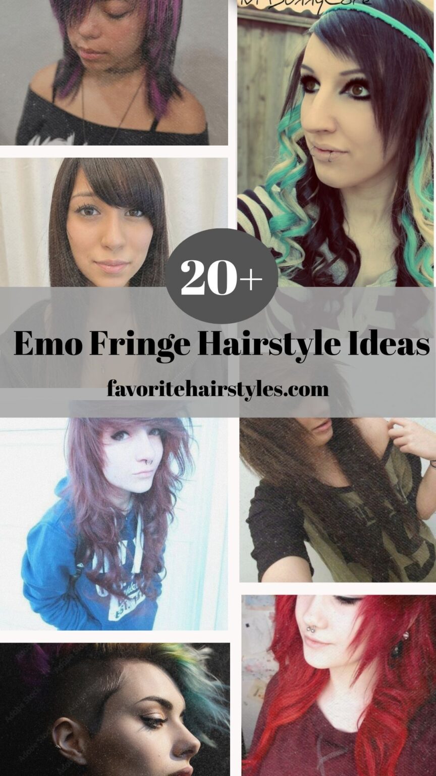 Emo Fringe Hairstyle: Trendy, Edgy Hair Looks
