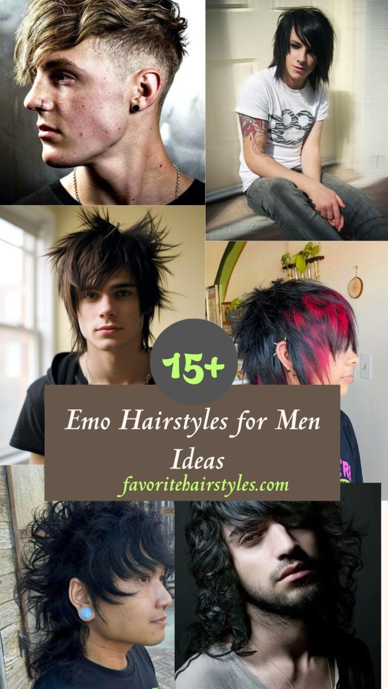 Emo Hairstyles for Men: Trendy Cuts & Styles 2025