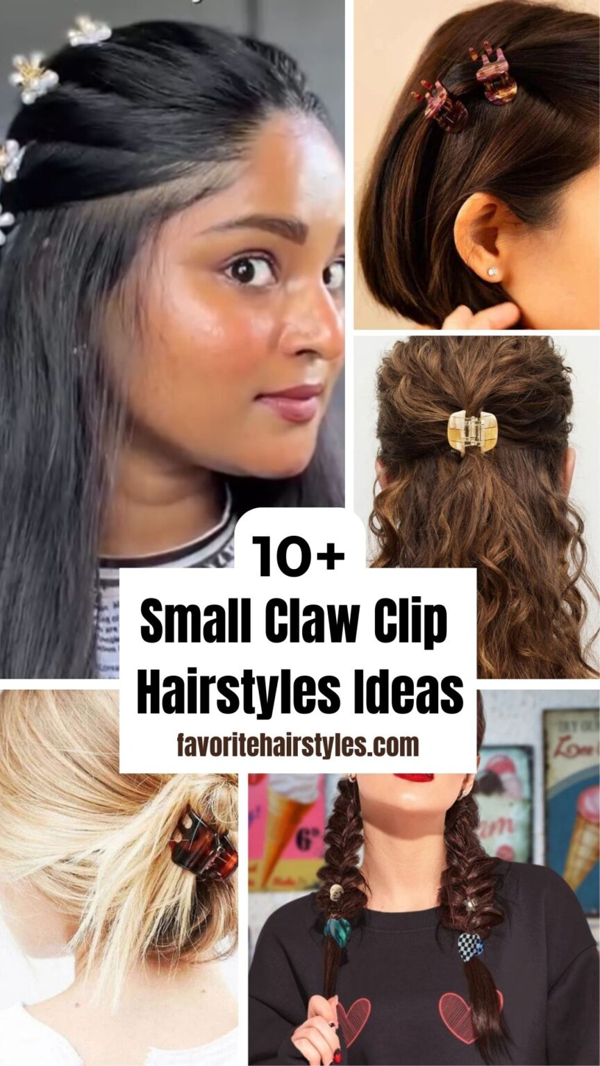 Small Claw Clip Hairstyles: Easy and Stylish Hair Ideas