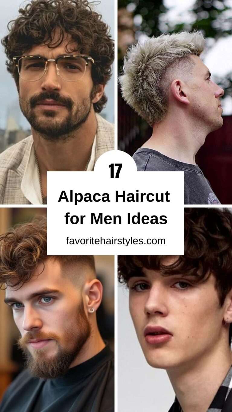 Alpaca Haircut for Men – Trendy and Bold Style Choice