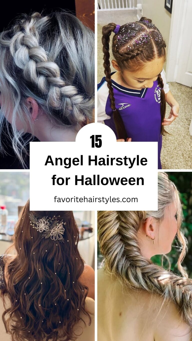 Angel Hairstyle for Halloween: Heavenly Looks for a Spooky Night