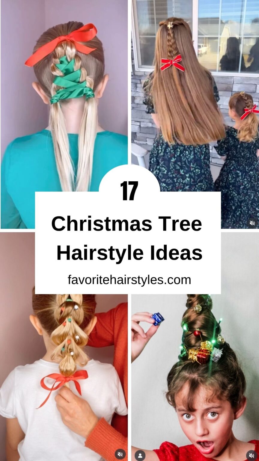 Christmas Tree Hairstyle: Festive Hair Inspiration for the Holidays