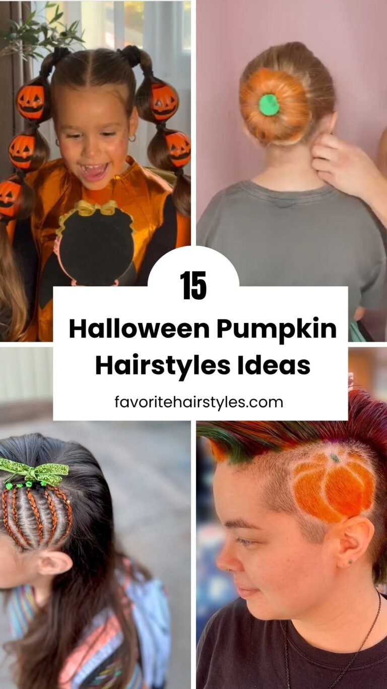 Halloween Pumpkin Hairstyles: Spooky & Creative Looks