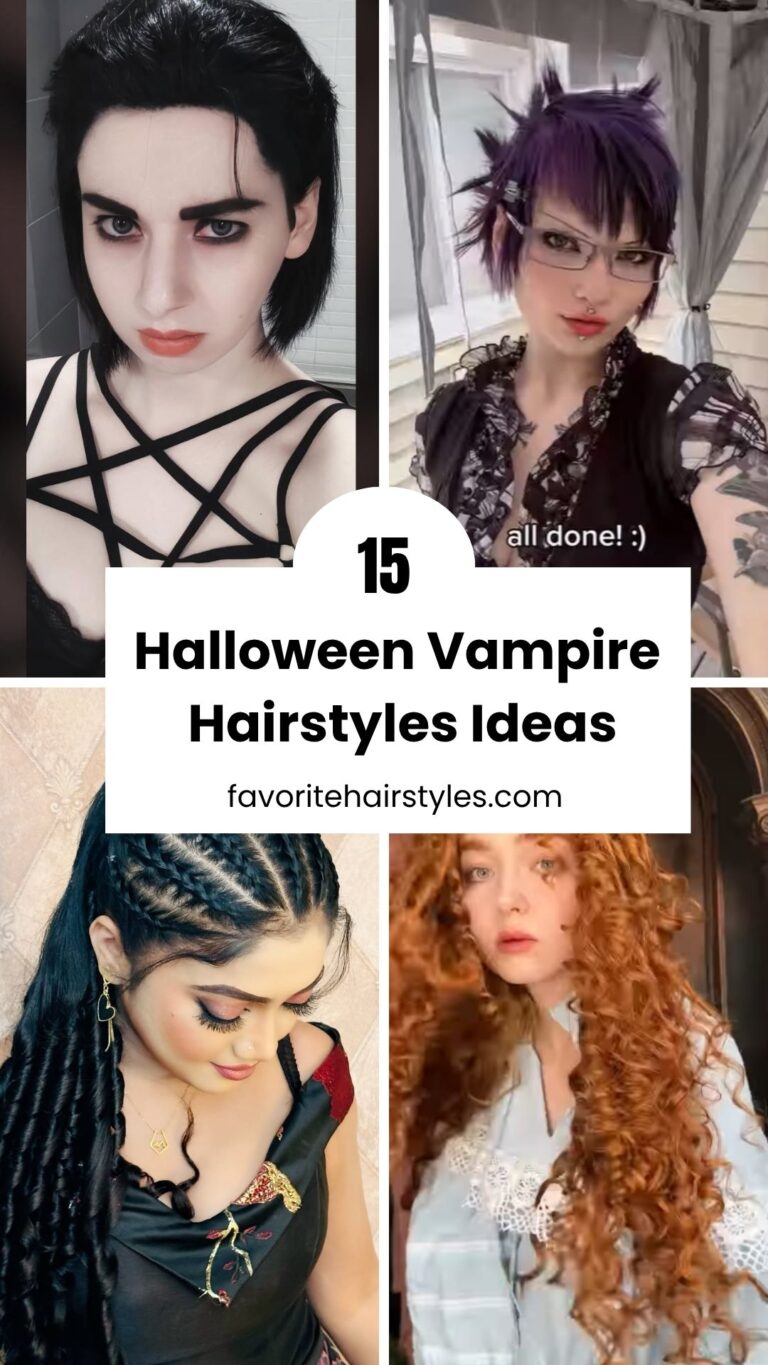 Halloween Vampire Hairstyles: Spooky, Stylish & Easy to Try