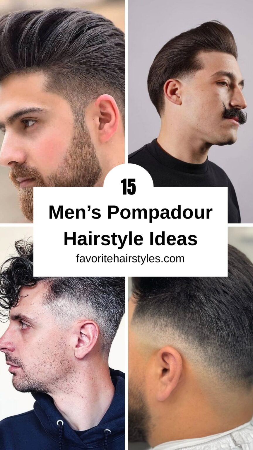 Men’s Pompadour Hairstyle: Classic Look That Never Fades