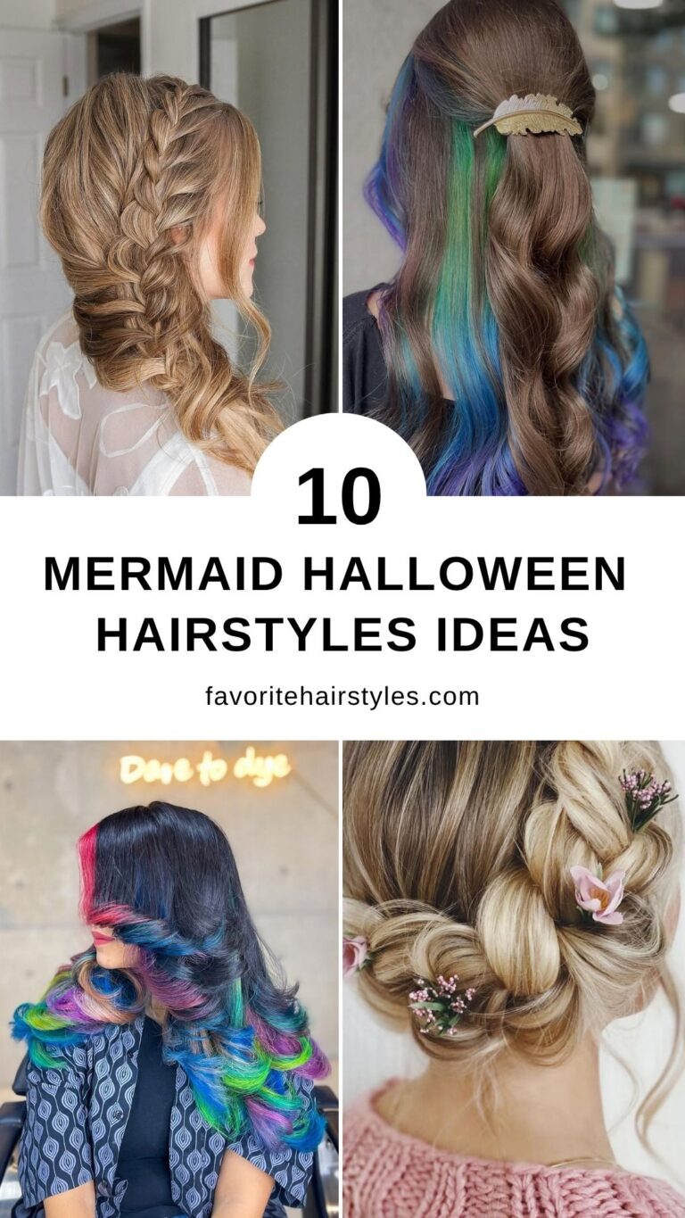 Mermaid Halloween Hairstyles: Magical Ocean-Inspired Looks