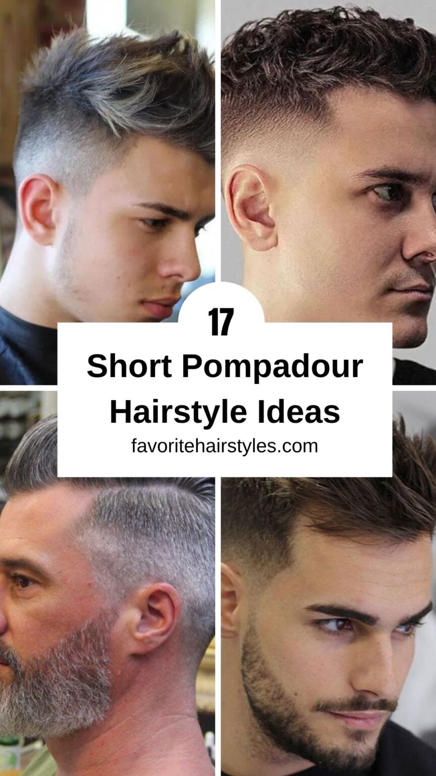 Short Pompadour Hairstyle – Modern & Stylish Men’s Look