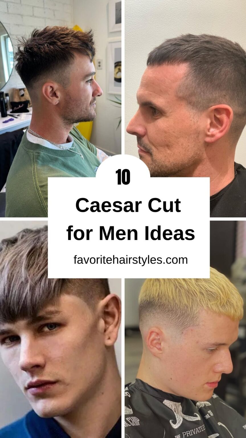 Caesar Cut for Men: Timeless Short Hairstyle for Effortless Style