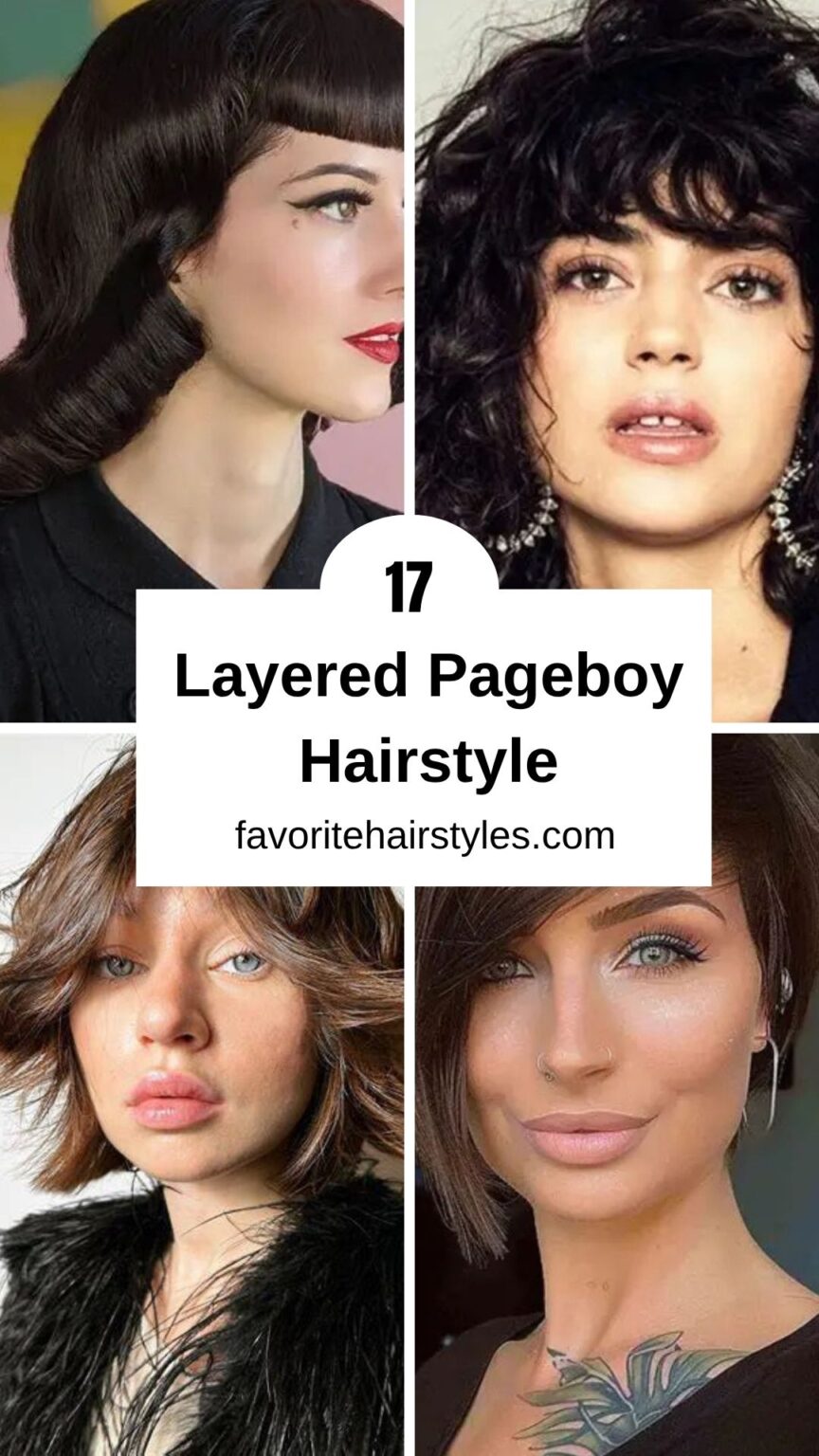 Layered Pageboy Hairstyle: Stylish and Easy-to-Maintain Look