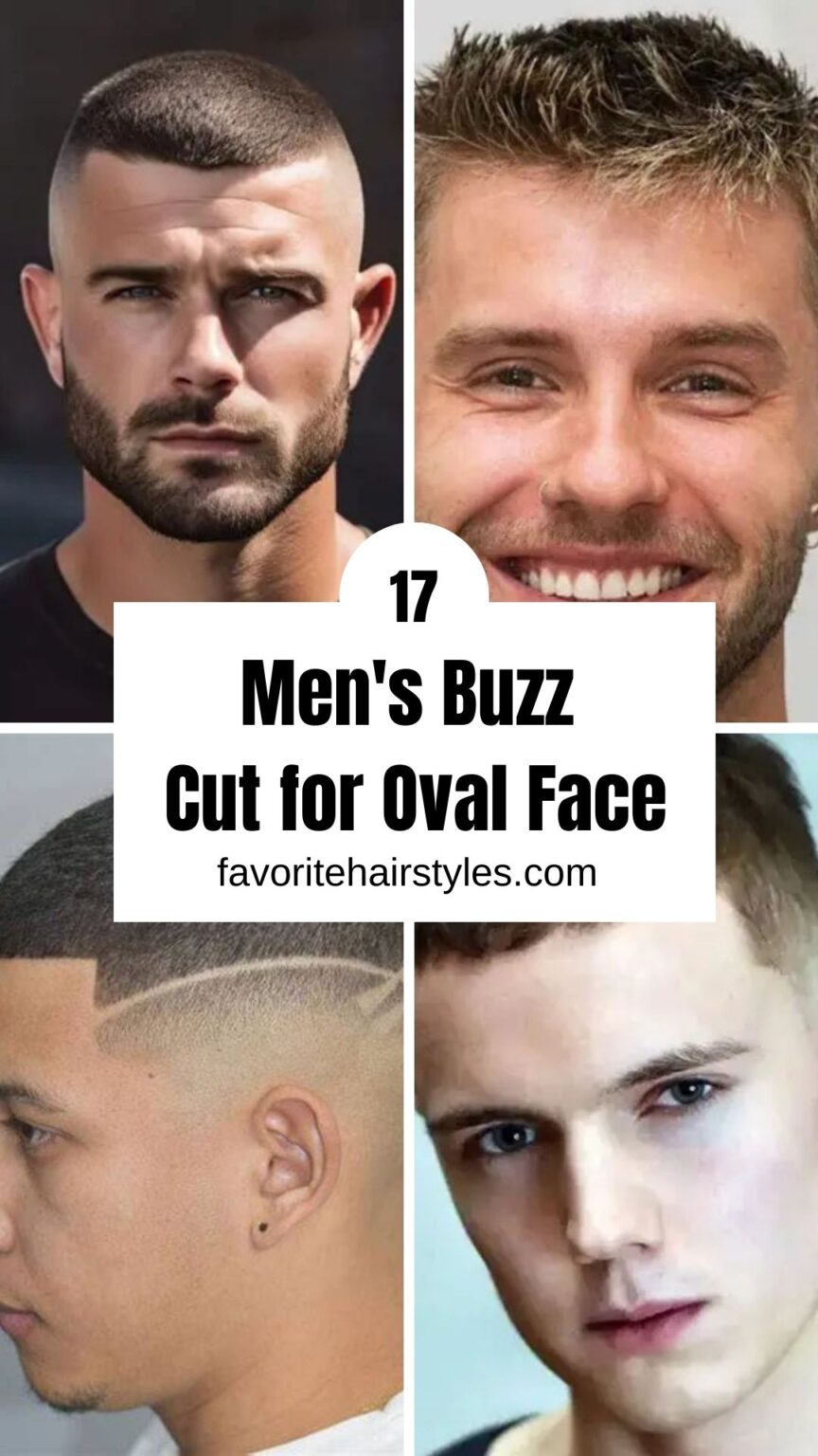 Men's Buzz Cut for Oval Face: Styles, Tips
