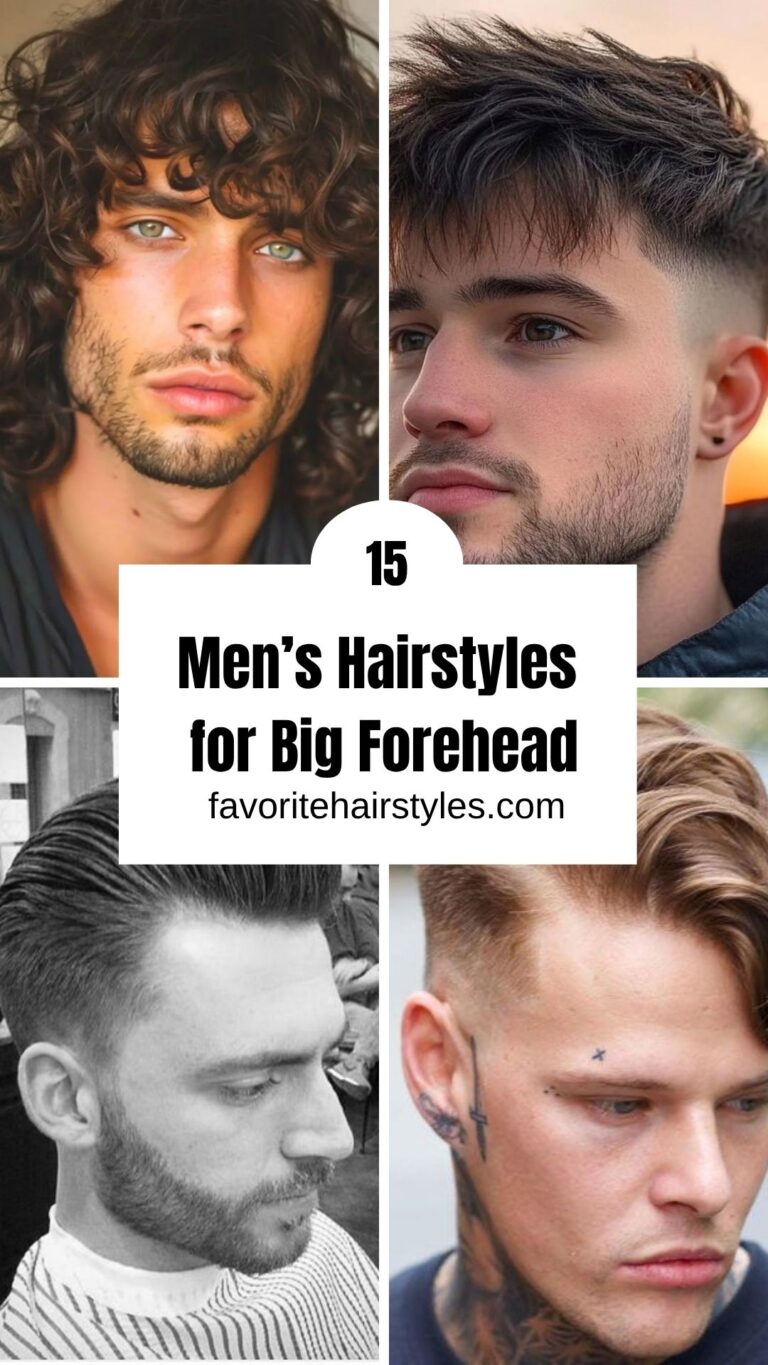 Men’s Hairstyles for Big Forehead: Smart Styling Ideas