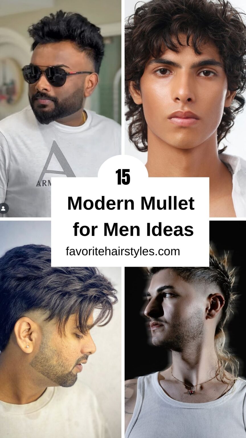 Modern Mullet for Men: Try it Every Day
