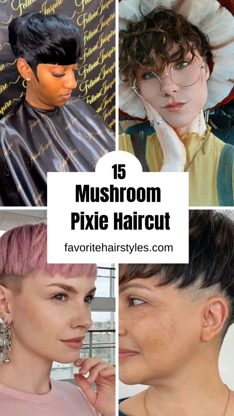 Mushroom Pixie Haircut: Trendy Short Hair for Women