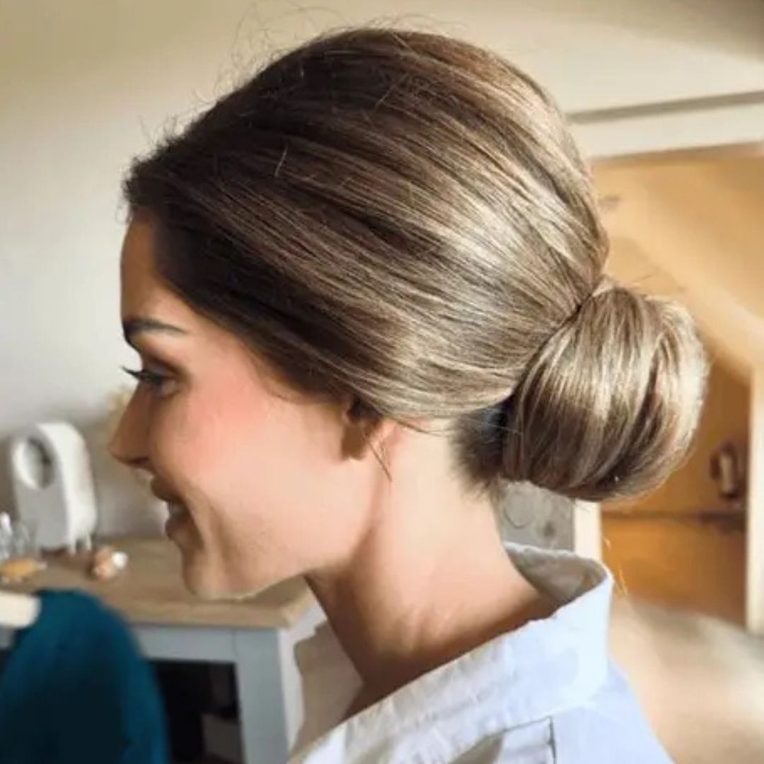 Volume at Temples and Crown Hairstyle for Women: Bold Look