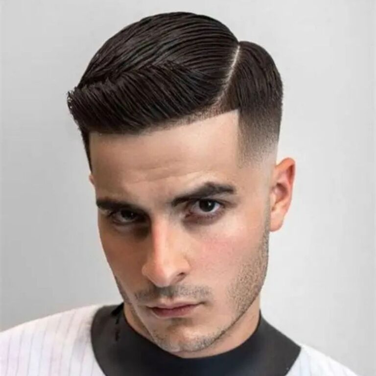 Men Side Part Hairstyle for Soft Rectangle Face – Guide