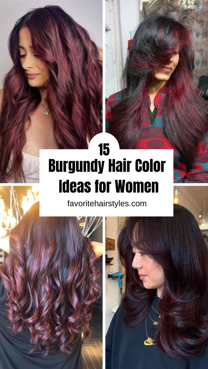 Burgundy Hair Color Ideas for Women: Bold Styles