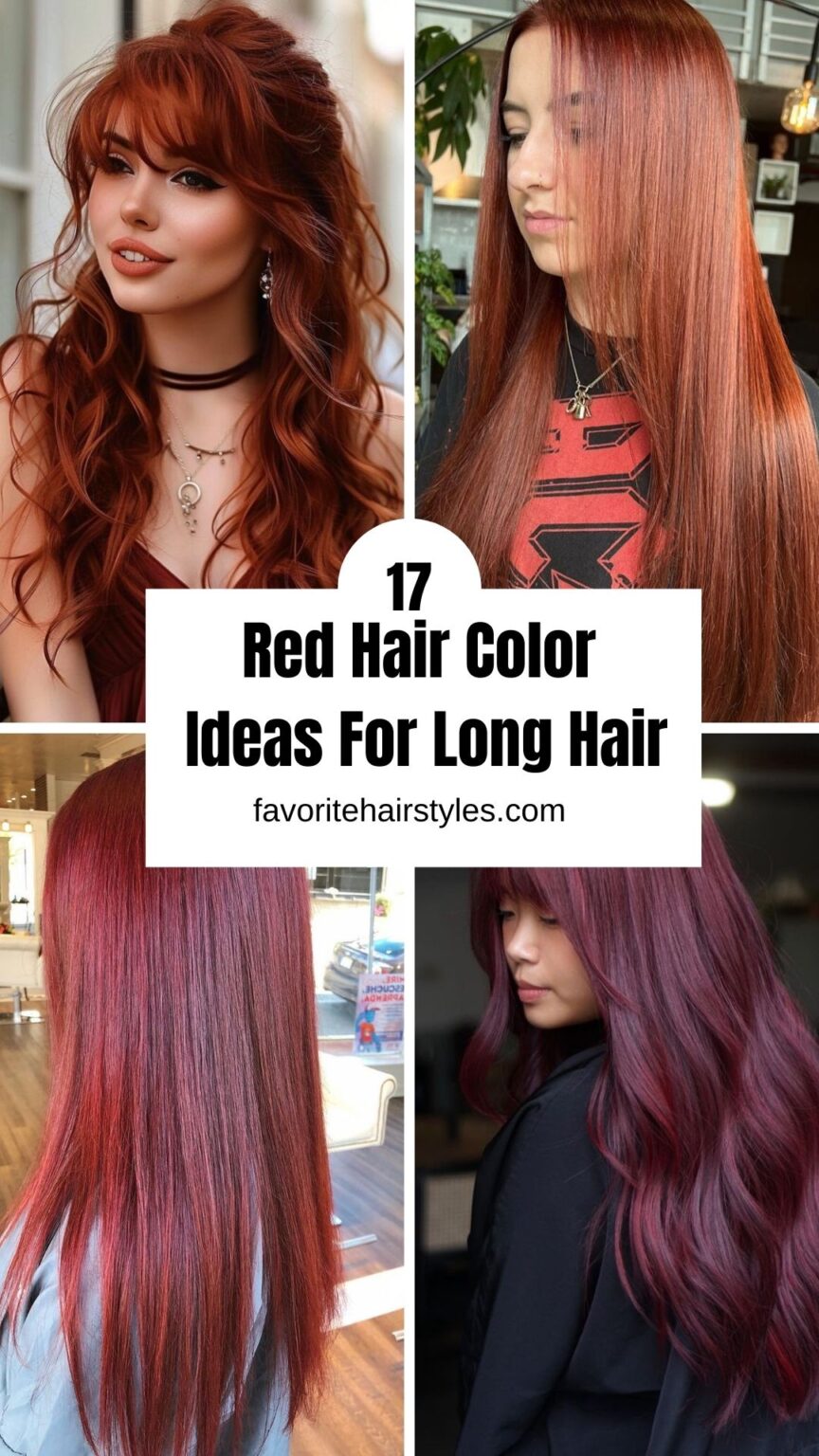 Red Hair Color Ideas for Long Hair – Stunning Styles
